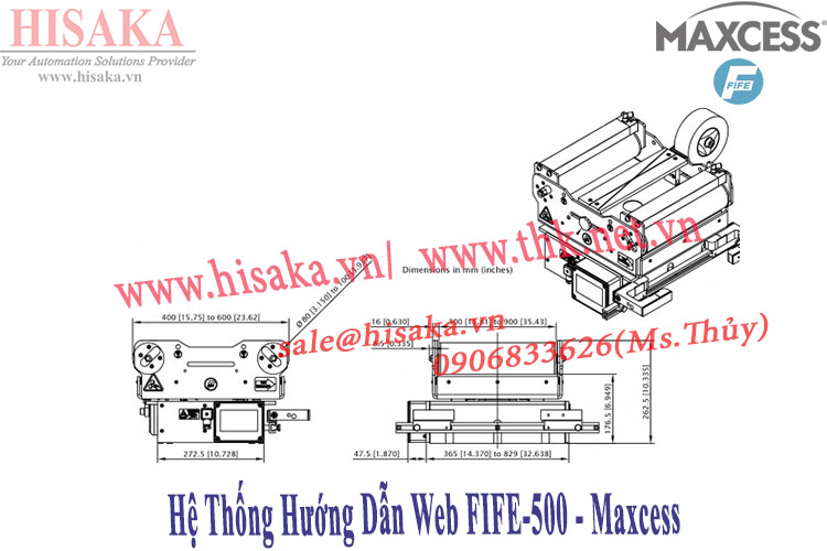 Hệ Thống Hướng Dẫn Web FIFE-500 - Maxcess - Công ty TNHH Hisaka Việt Nam