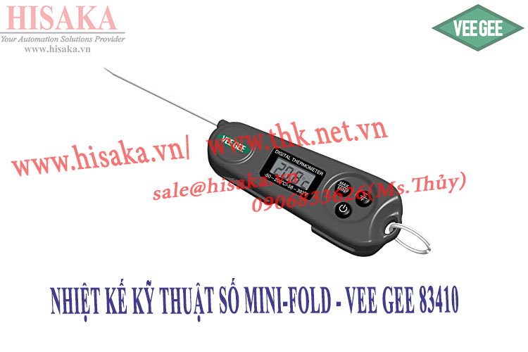 Nhiệt Kế Kỹ Thuật Số MINI-FOLD - Vee Gee 83410 - Công ty TNHH Hisaka ...