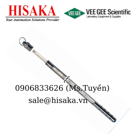 Nhiệt kế thủy tinh ngâm VEE GEE Scientific